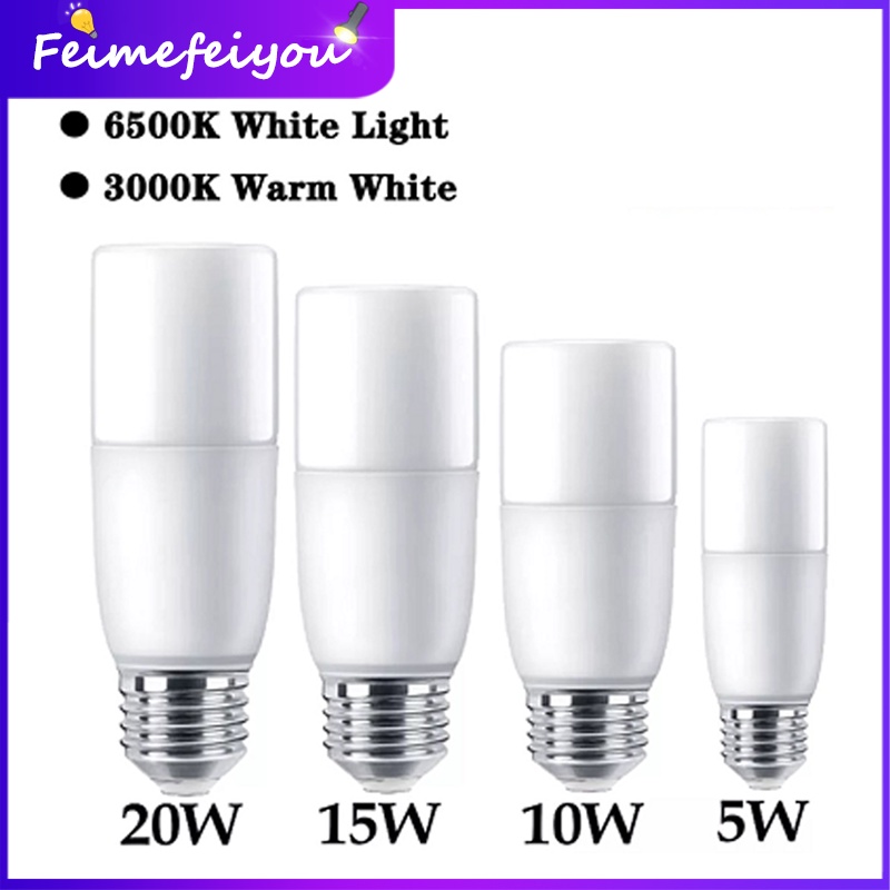 หลอดไฟ Led E27 E14 ขนาดเล็ก 20w 15w 10w 5w 6500K แบบเปลี่ยน สําหรับเพดาน | Shopee Thailand