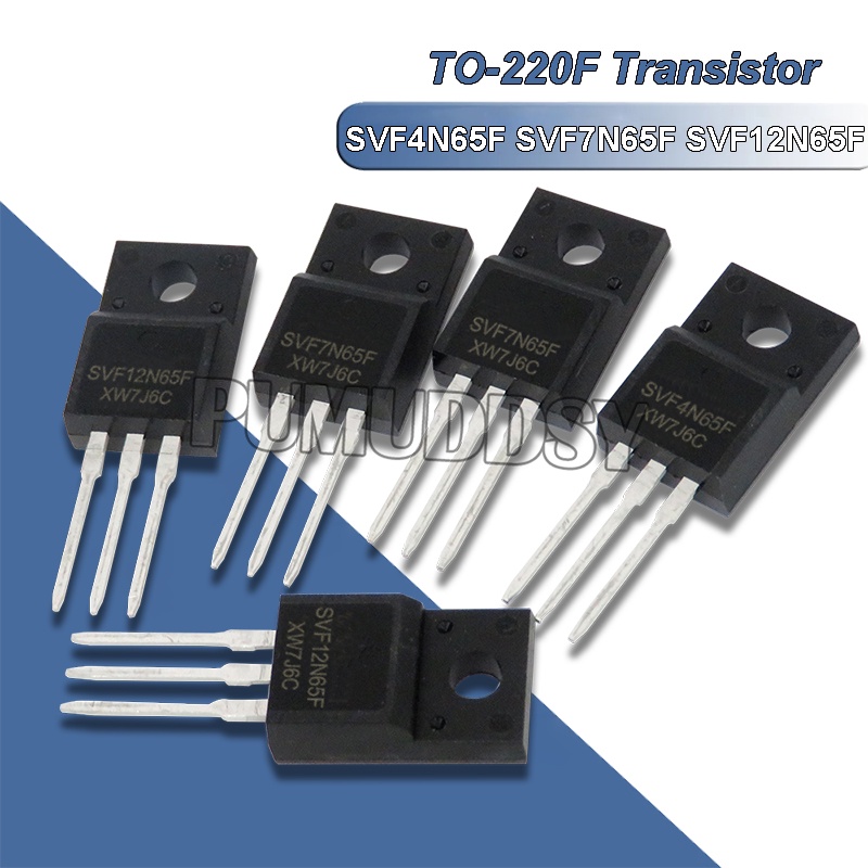 ชิปเซ็ต SVF12N65F SVF4N65F SVF7N65F TO-220F 12N65F 4N65F 7N65F 10 ชิ้น ...