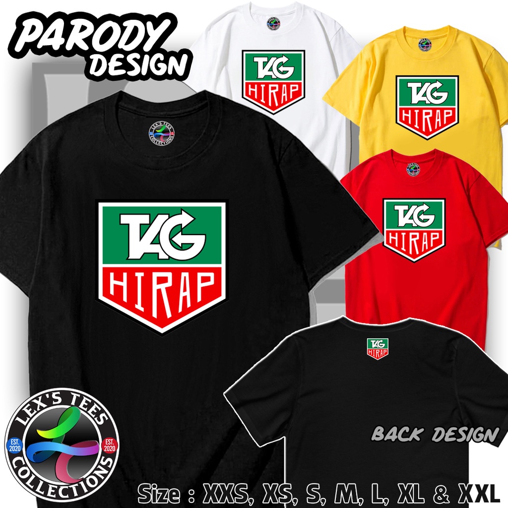 Tee เสือยืดผู้ชาย เสื้อยืดเด็กผช - ล้อเลียน TAG HIRAP (TagHeuer) ยี่ห้อ ...