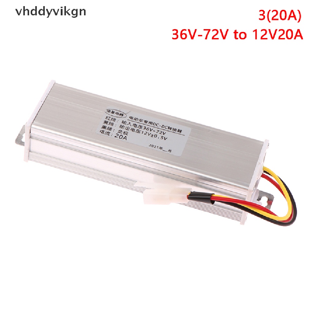 หม้อแปลงไฟฟ้า VHDD DC 36V 48V 60V 72V เป็น 12V 10 15 20A 180W DC ...
