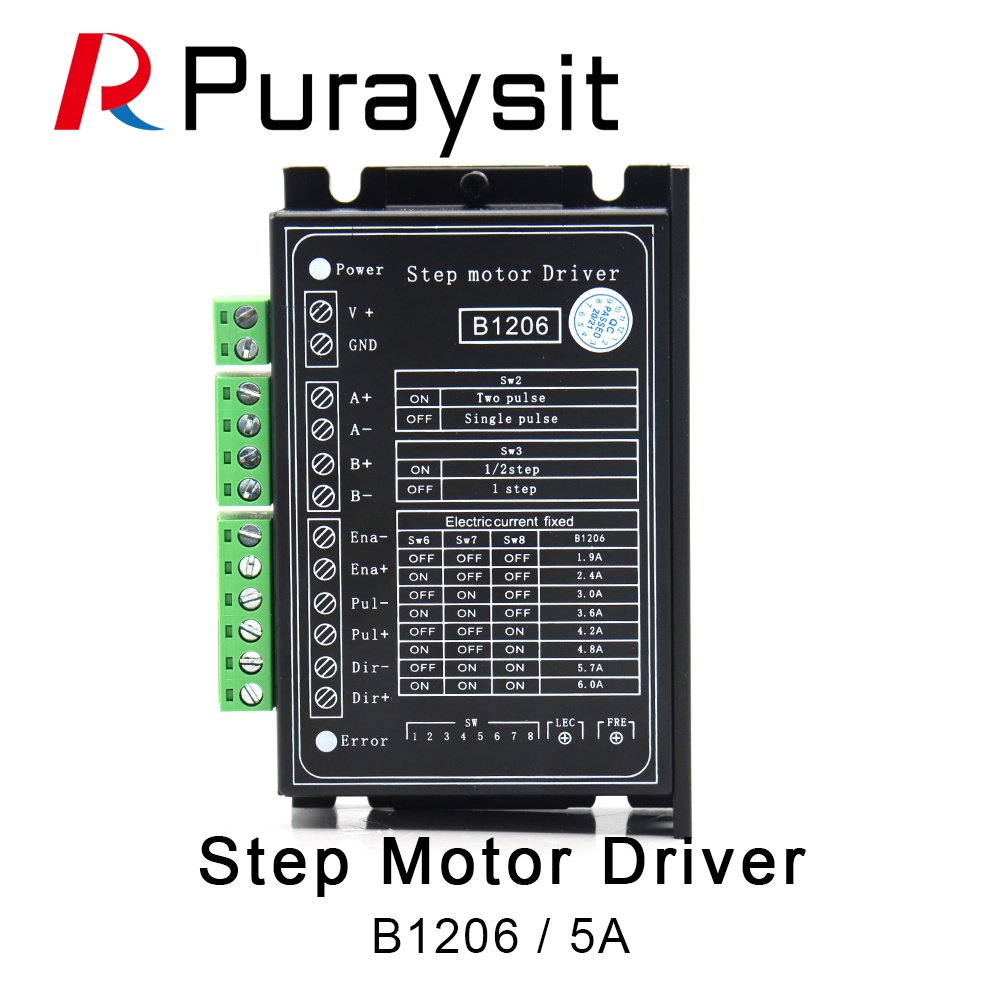 Puraysit Puraysit B1206 stepper / half Step Driver 2Phase Stepper Motor ...