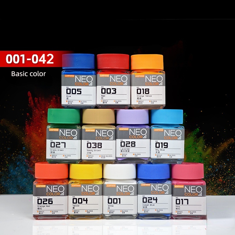 18ml Jumpwind Neo Color Gundam Paint Model Paint 001-042 | Shopee Thailand