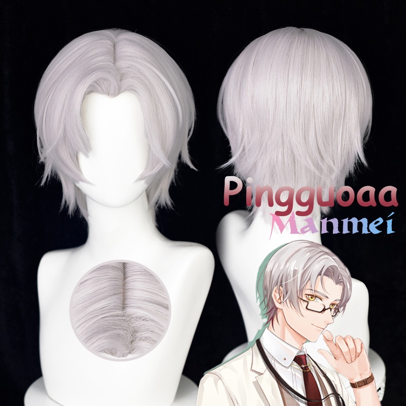 Manmei Game Tears of Themis Vilhelm Albert Haspran Cosplay Wig 30cm ...