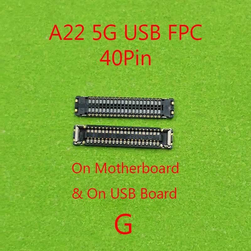 ปลั๊กชาร์จหน้าจอ LCD FPC 40 78 Pin 2 ชิ้น สําหรับ Samsung Galaxy A22 4G ...