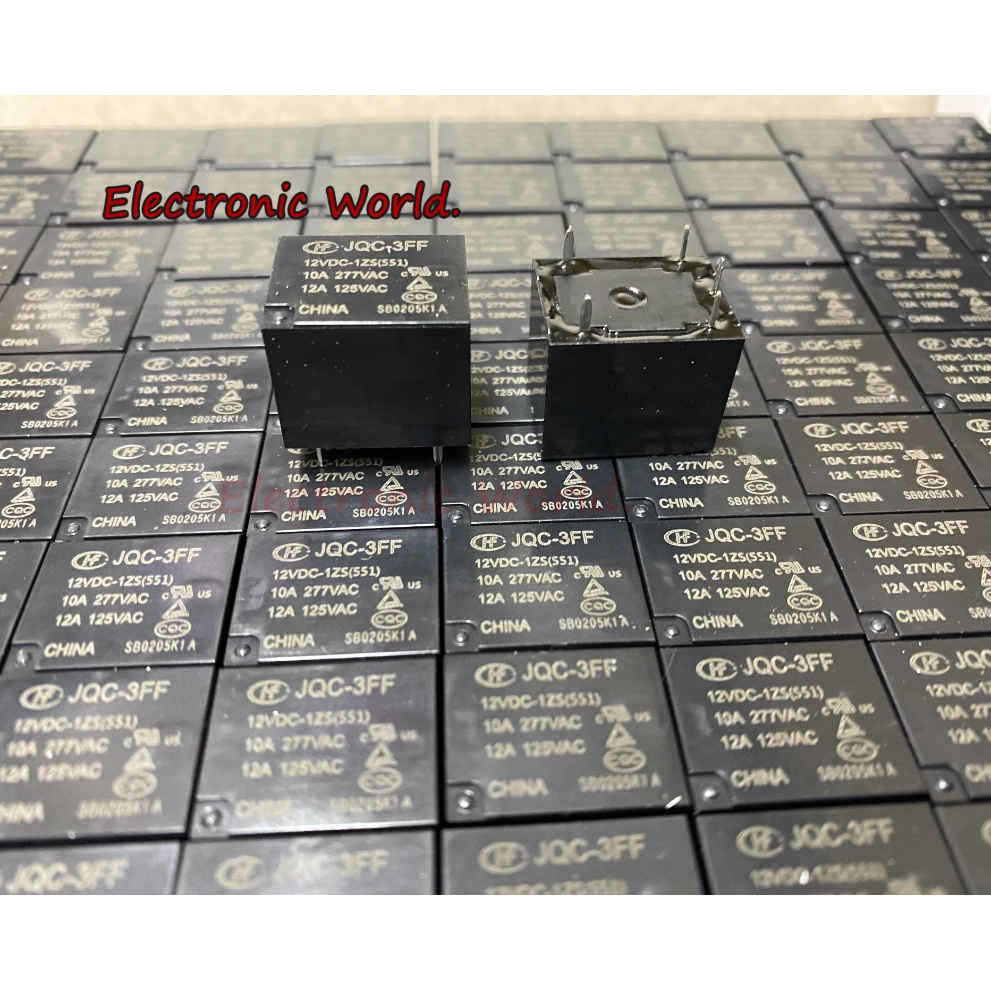 รีเลย์ Hf-jqc-3ff-5 005 9 009 12 012 24 024 VDC-1ZS 1HS | Shopee Thailand