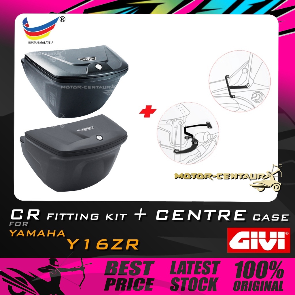 ชุด KOMBO KOTAK/BOX GIVI G12 G10 G12N G10N CENTRE/CENTER CASE + CR ...