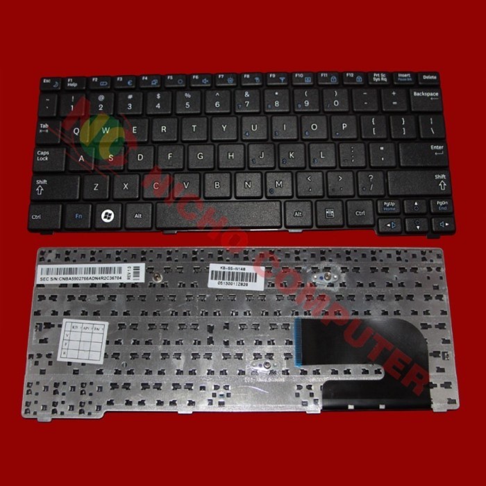SAMSUNG คีย์บอร์ด N148 N145 NC10 NB30 NC310 N150 N110 N140 | Shopee ...