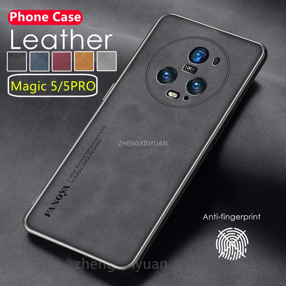 เคสโทรศัพท์มือถือหนังแกะ ผิวด้าน กันกระแทกกล้อง สําหรับ Honor Magic 5 Pro Magic 5Pro Magic5PRO ...