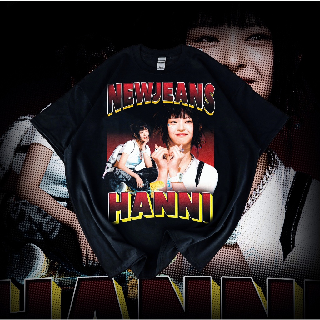Newjeans Omg Hanni Bootleg T Shirt Shopee Thailand
