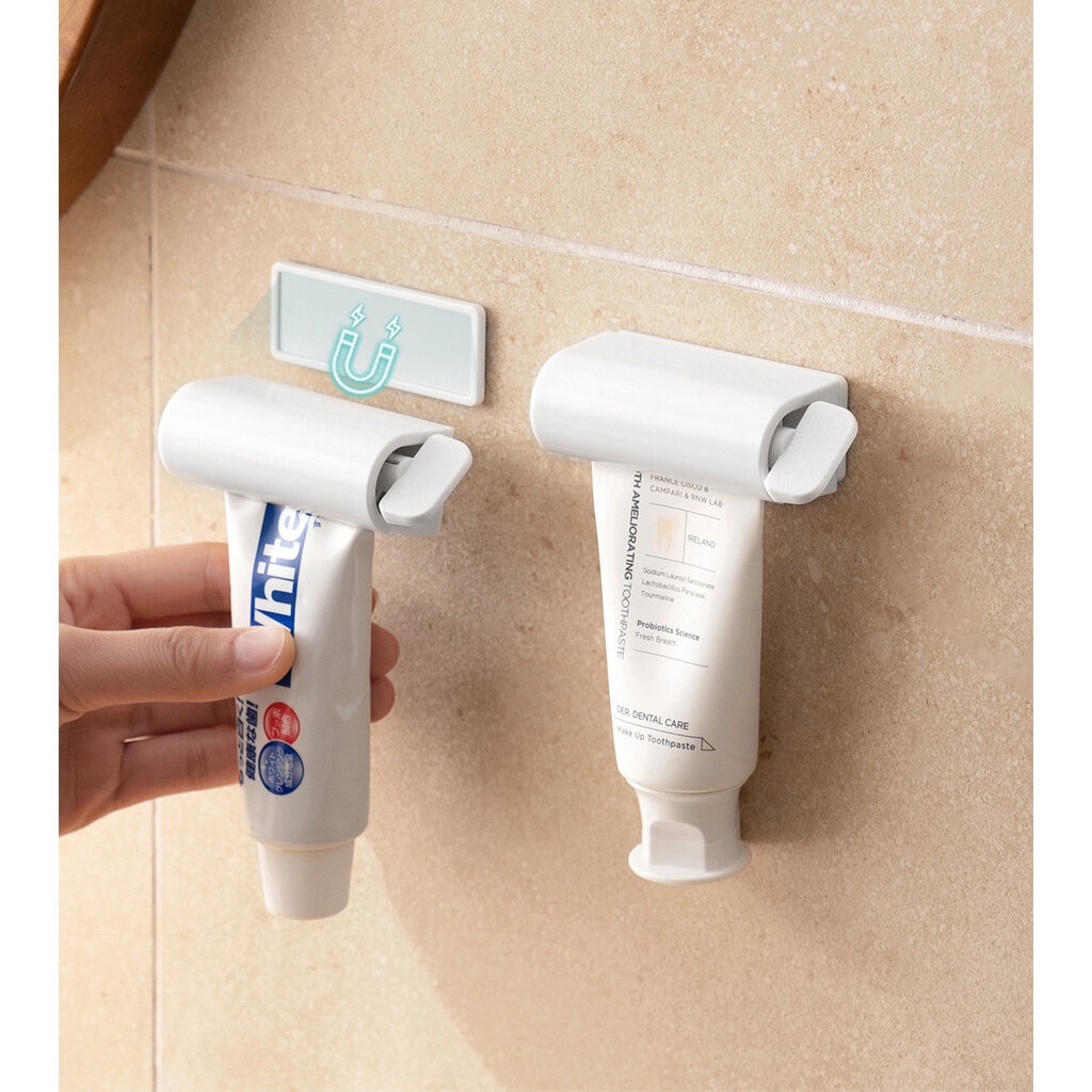 Omocha - (New) Magnetic toothpaste squeezer ที่บีบยาสีฟันรุ่นแม่เหล็ก ...