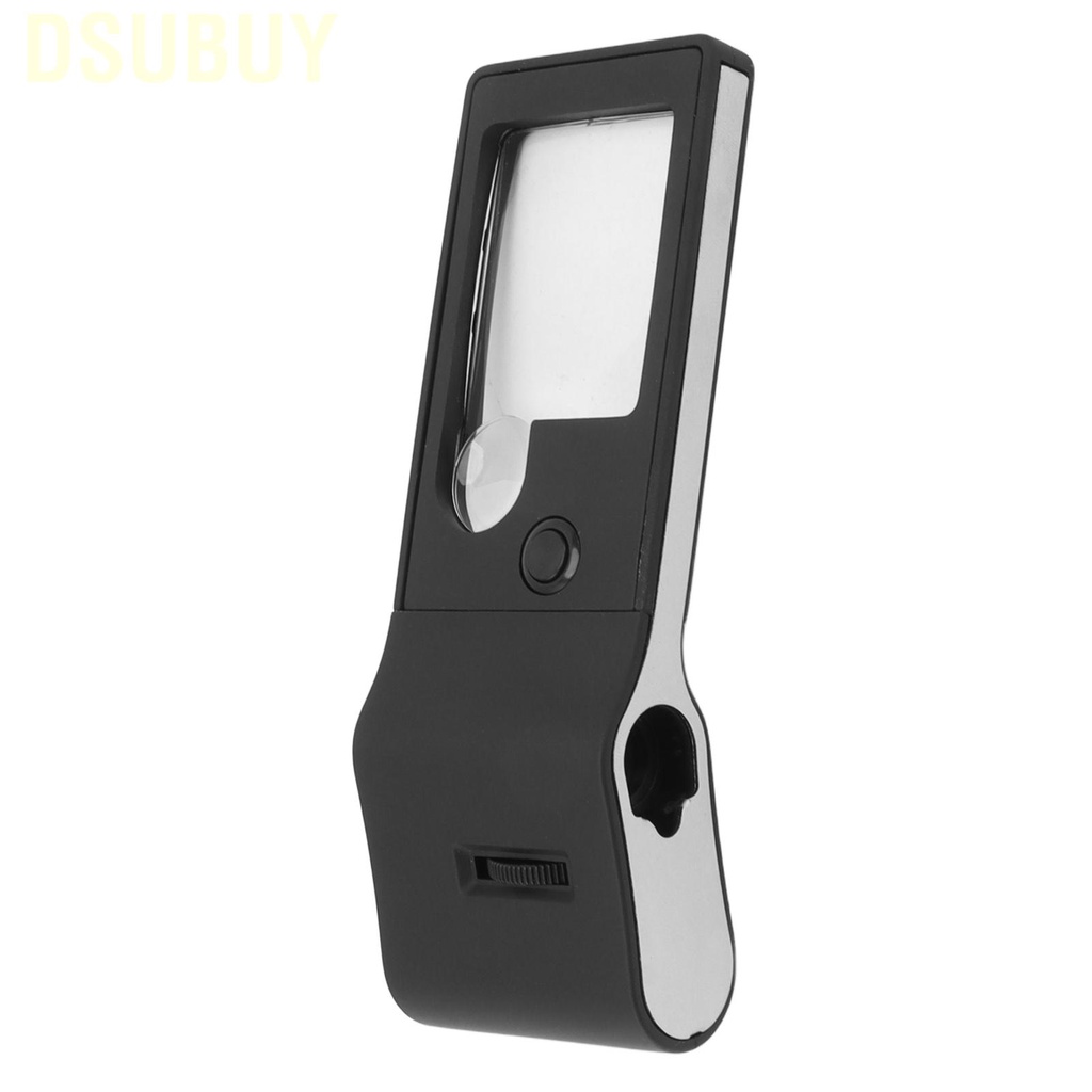 Dsubuy LED Lighted Magnifier 3X 10X 55X Portable Aspheric High Bright ...