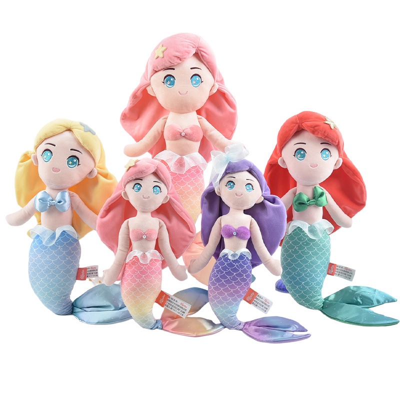 Lovely Princess Mermaid Toys Series-Stuffed Animal Toy and Shoulder Bag ...