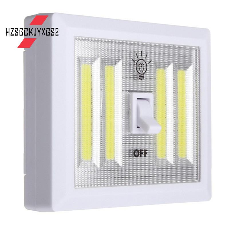 1pcs COB Wall Lamp Switch LED Battery Powered Garage Cabinet Closet ...
