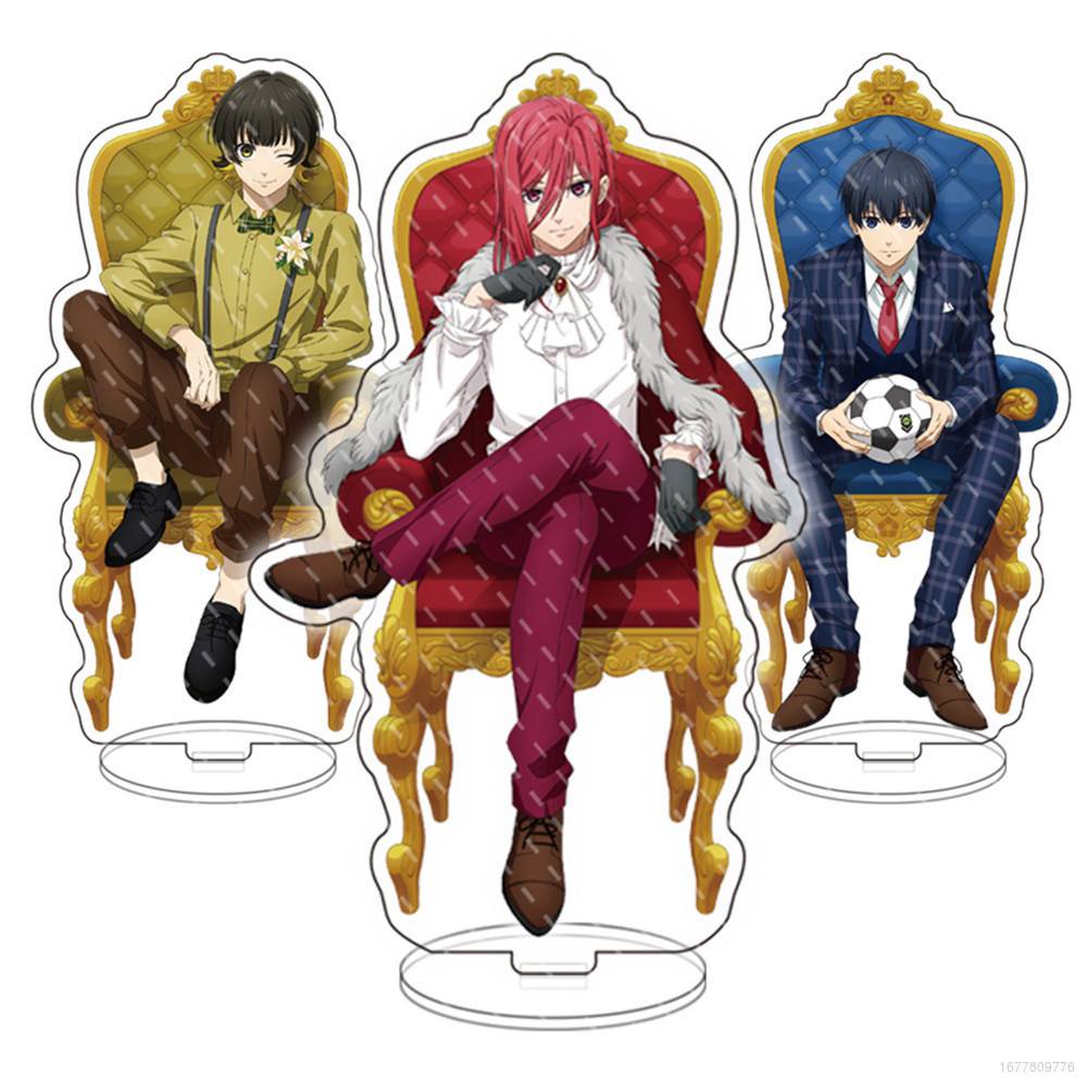 โมเดลฟิกเกอร์อนิเมะ Jason Blue Lock Yoichi Bachira สําหรับตกแต่งบ้าน ...