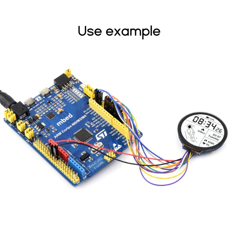 RR 1.28 Inch TFT LCD Display Module Round RGB 240x240 GC9A01 Driver 4 ...