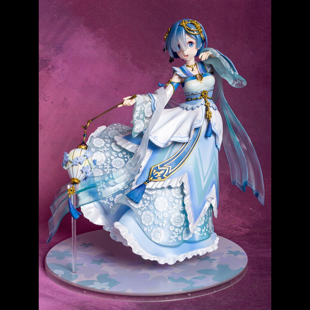 Re Zero Dead or Kiss Rem figure GK 24cm ลมจีน Hanfu ความงามหญิงสาวอะนิเ ...