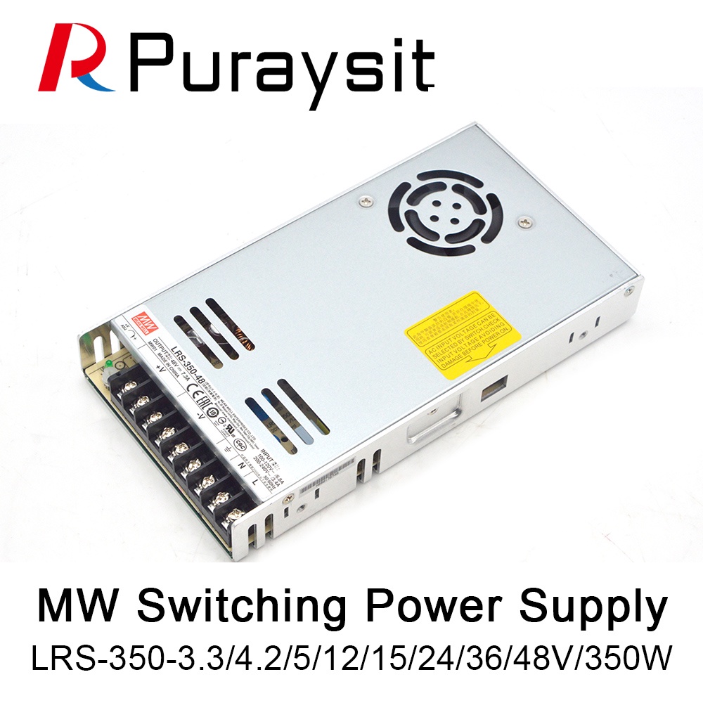 Yth Puraysit meanwell LRS-350 series 12V 24V 36V 48V mianwell เอาต์พุตเดียว enclosed ประเภท ...