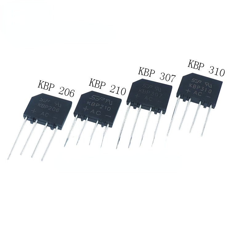 สะพานแบน KBP206/210/307/310 2A / 3A 1000V Rectifier Bridge กอง ...