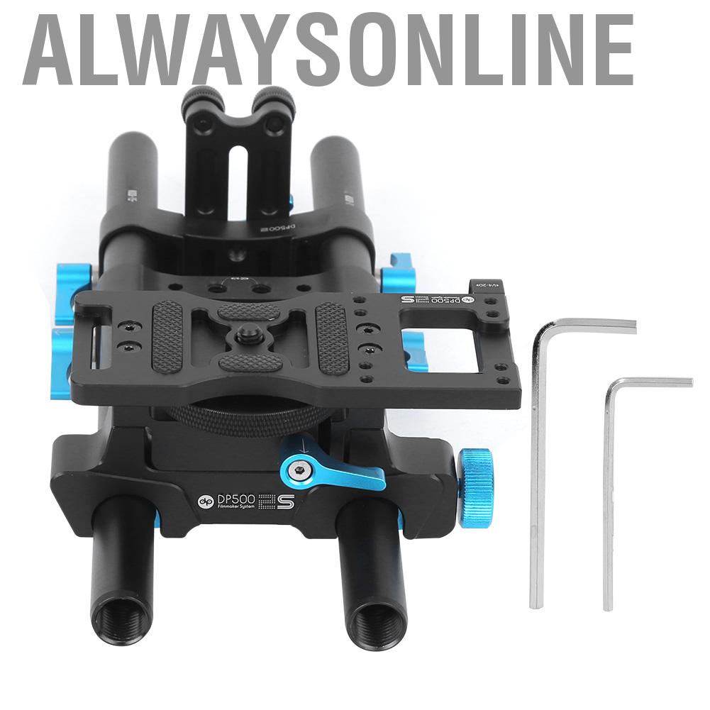 Alwaysonline Portable Ballhead Rod Support System Metal 15mm Quick ...