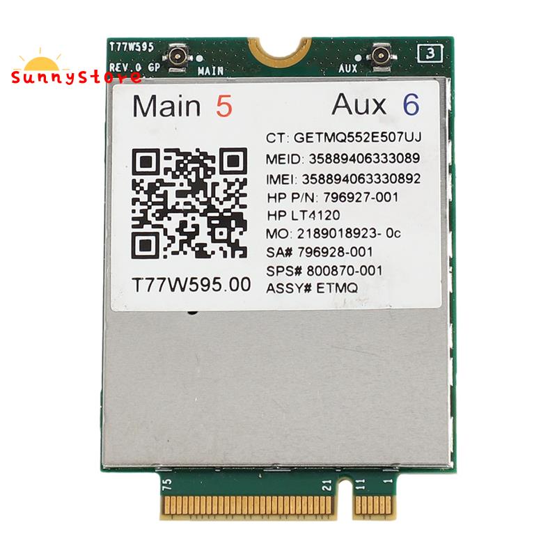 Lt4120 X5 LTE T77W595 796928โมเด็ม -001 4G WWAN M.2 150Mbps LTE สีเขียว ...