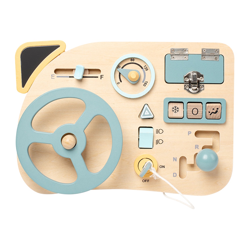 Gift For Kids Driving Dashboard Pretend Play Steering Wheel Sensory ...