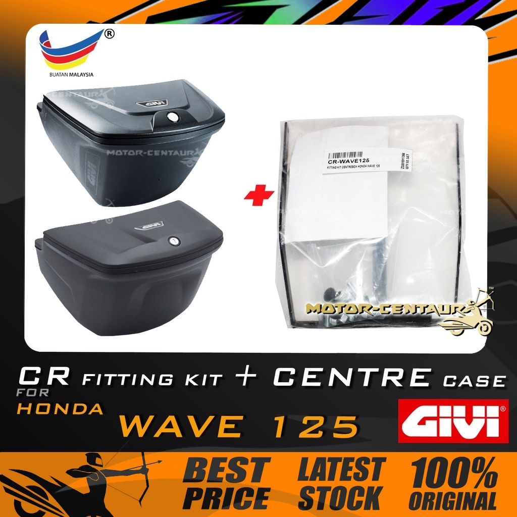 ชุด KOMBO KOTAK/BOX GIVI G12 G10 G12N G10N CENTRE/CENTER CASE + CR ...