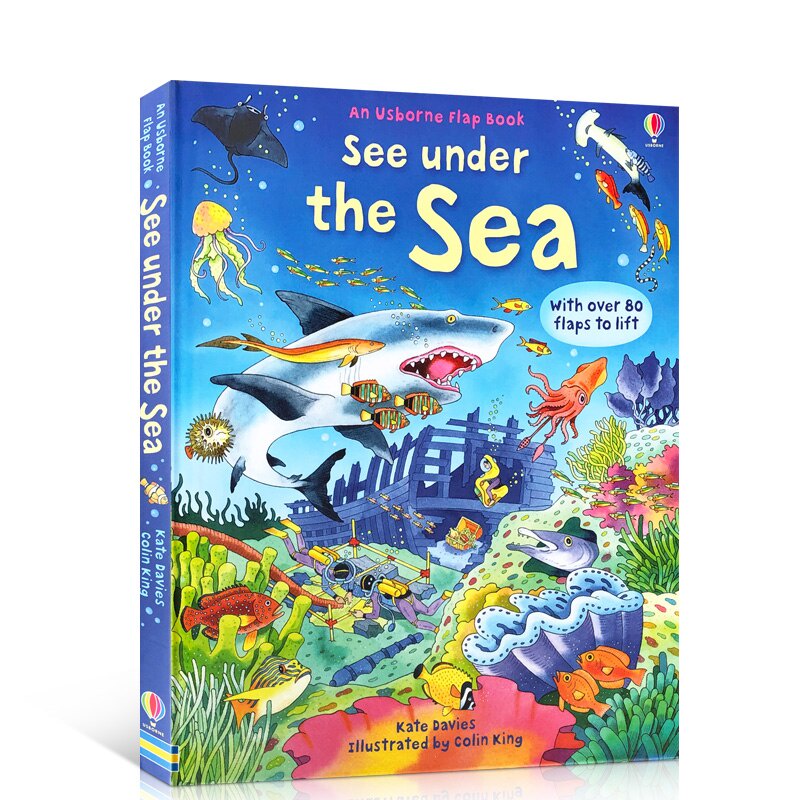 Usborne See Inside Under the Sea English Picture Book for Kids Children ...
