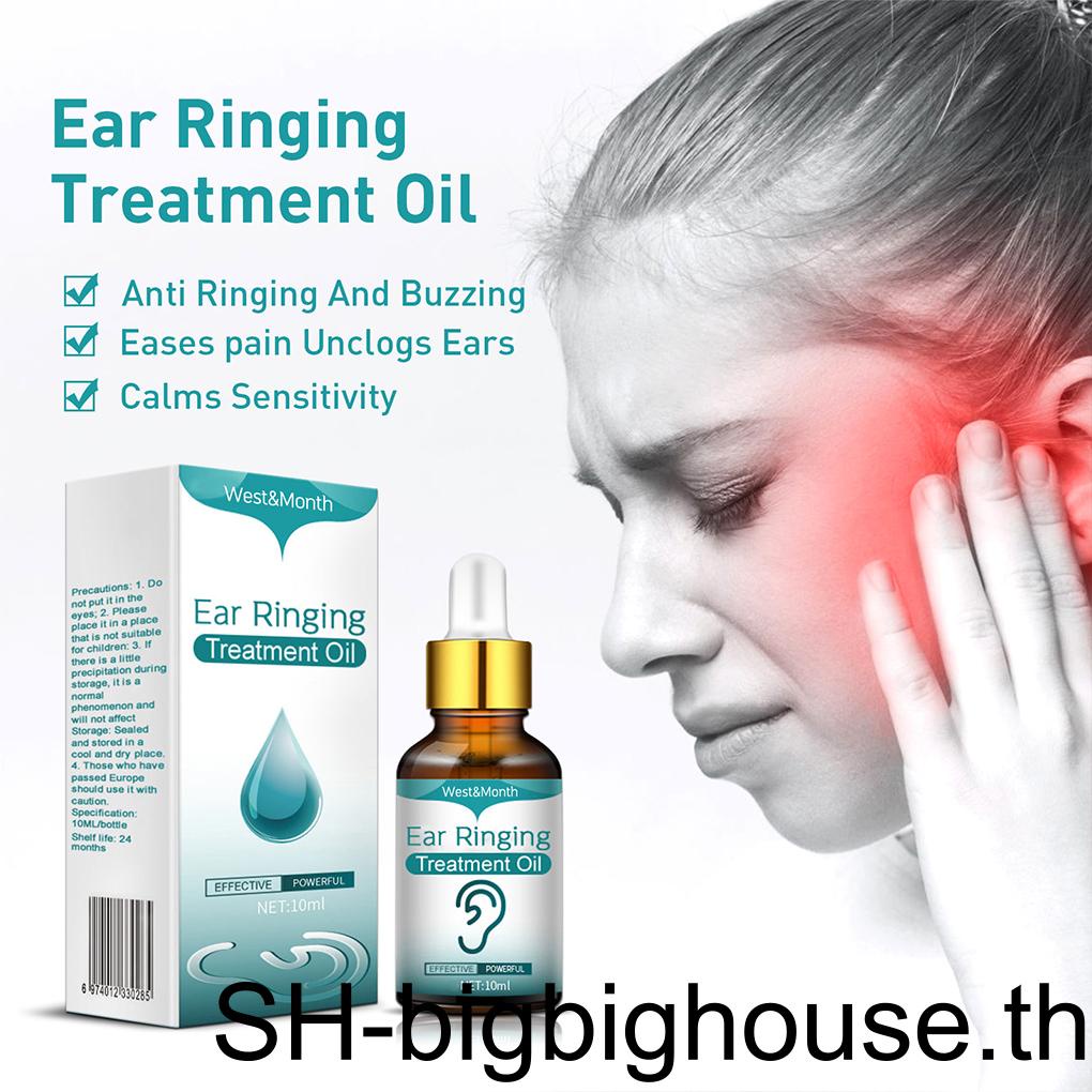 Ear Ringing Treatment Oil Lightweight Non-Pungent Tinnitus Drops Treat ...