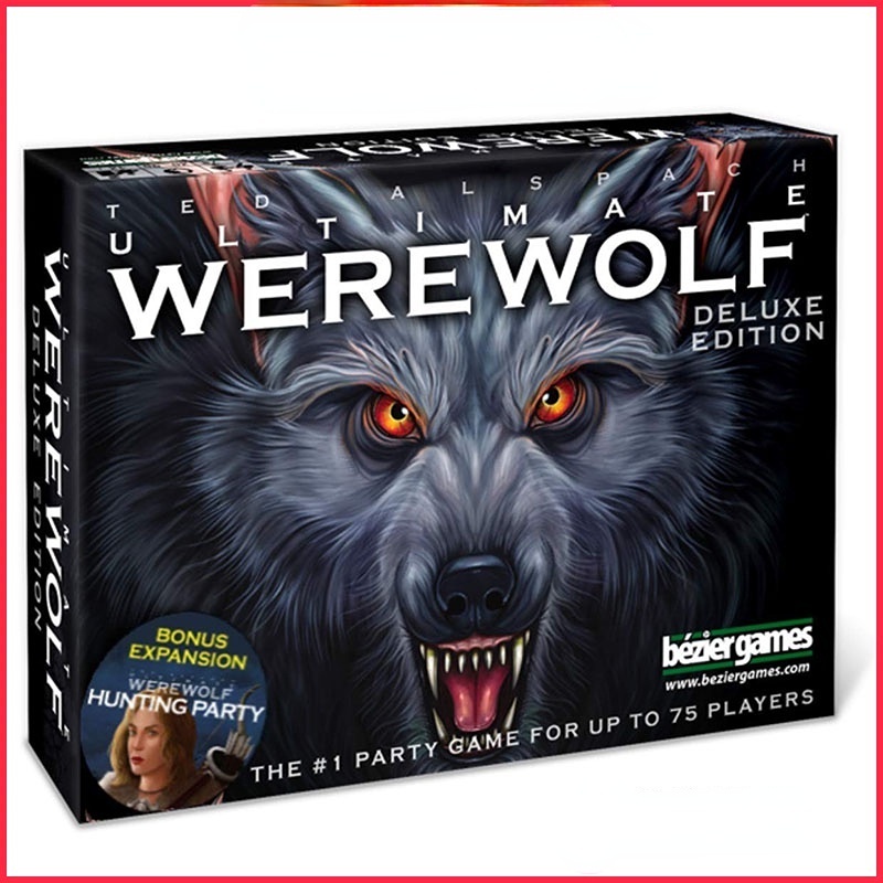 【เวอร์ชั่นภาษาอังกฤษ】Ultimate Werewolf Deluxe Edition บอร์ดเกมส์ บอร์ดเกม Werewolf Killing Cards ...