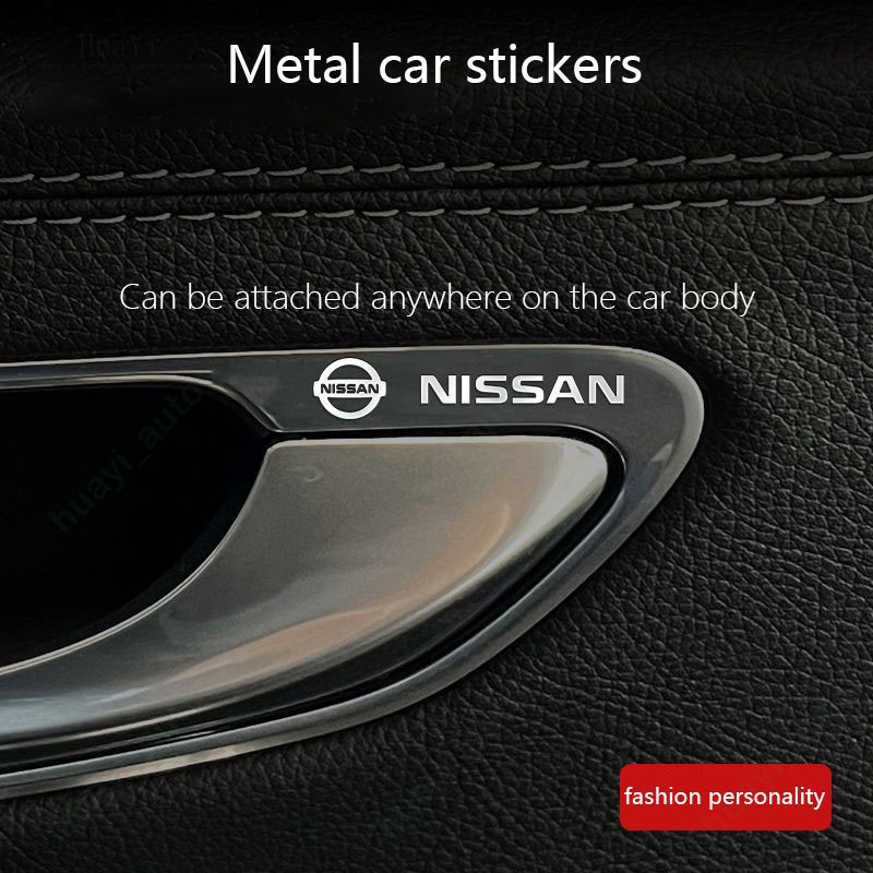 Metal car sticker badge decoration high-end distinguished for Nissan ...
