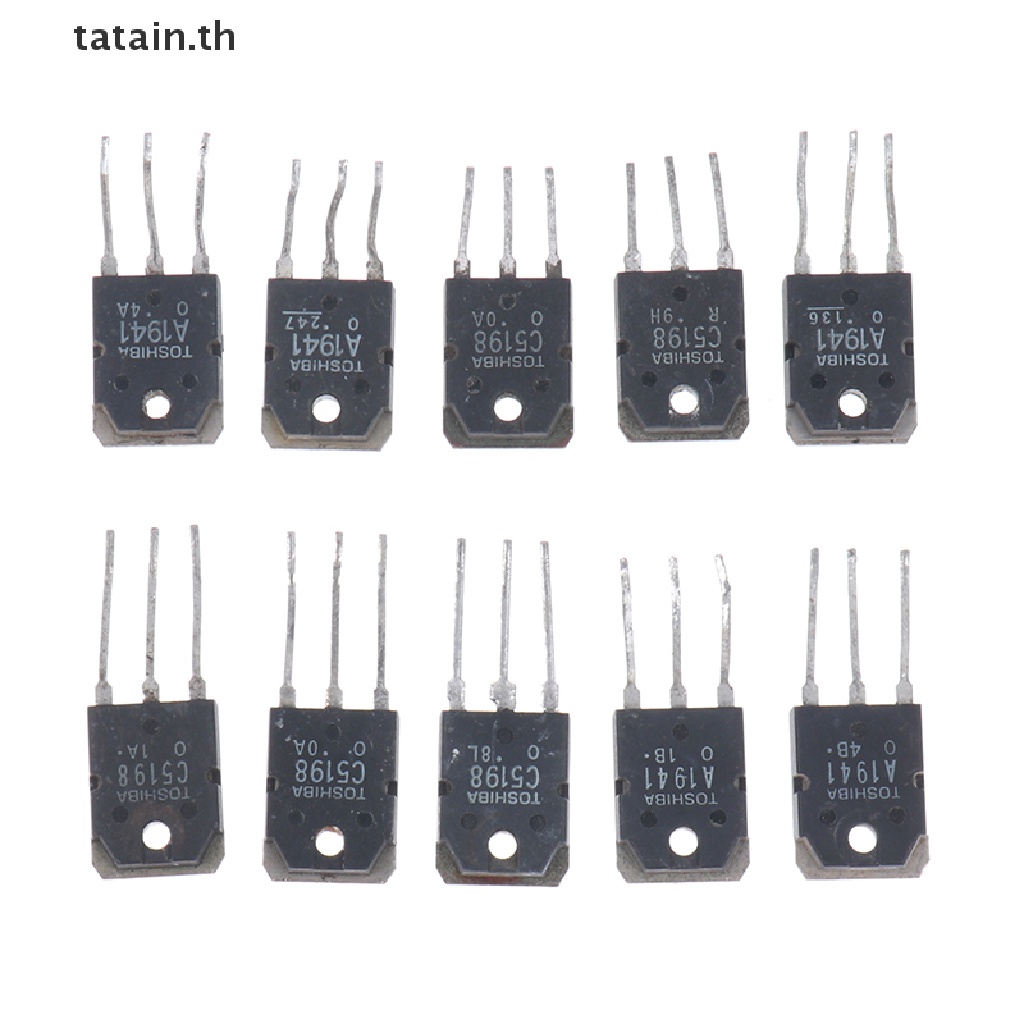 ทรานซิสเตอร์ TO3P TO-3P 2SC5198 2SA1941 10 ชิ้น 5 คู่ | Shopee Thailand