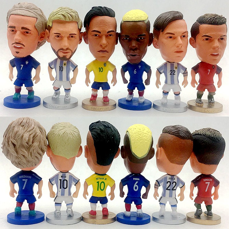 Football Player Superstar Ronaldo Messi Neymar Dybala Sane Pogba Model ...