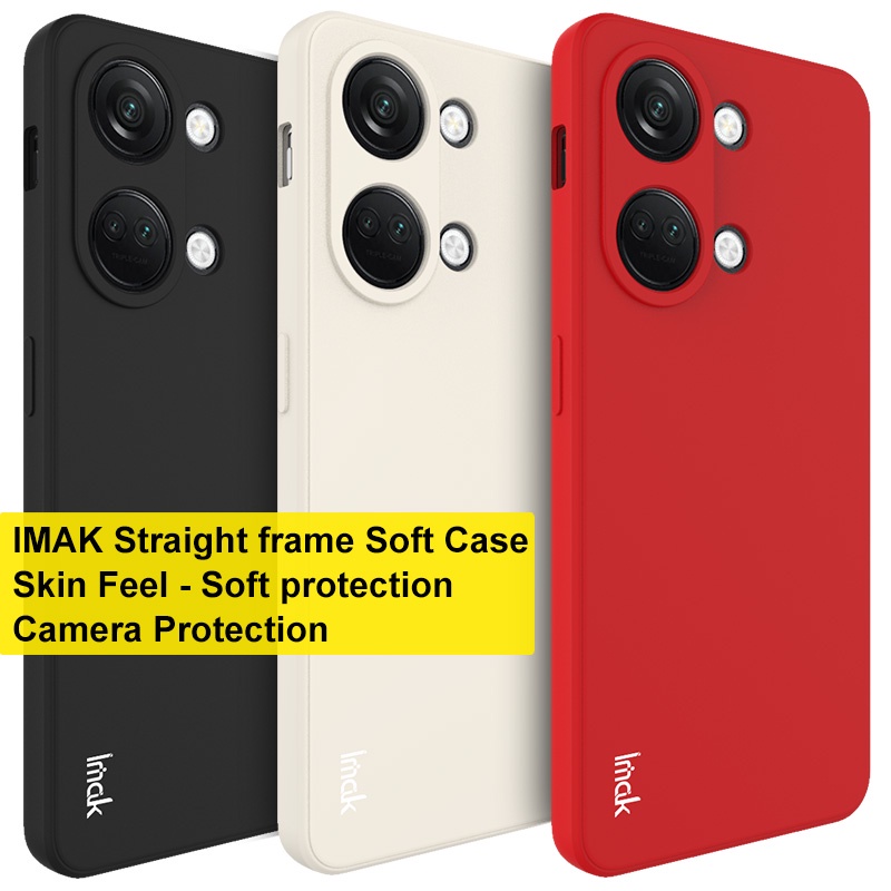 ของแท้ Imak เคสโทรศัพท์ซิลิโคน TPU แบบนิ่ม สีสันสดใส สําหรับ OnePlus Nord 3 5G | Shopee Thailand