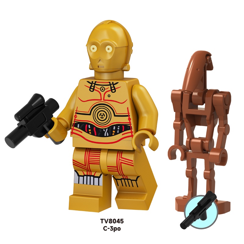 ใหม่ ฟิกเกอร์ตัวต่อ Space War Trooper Spark Clone Trooper Purge Mace ...