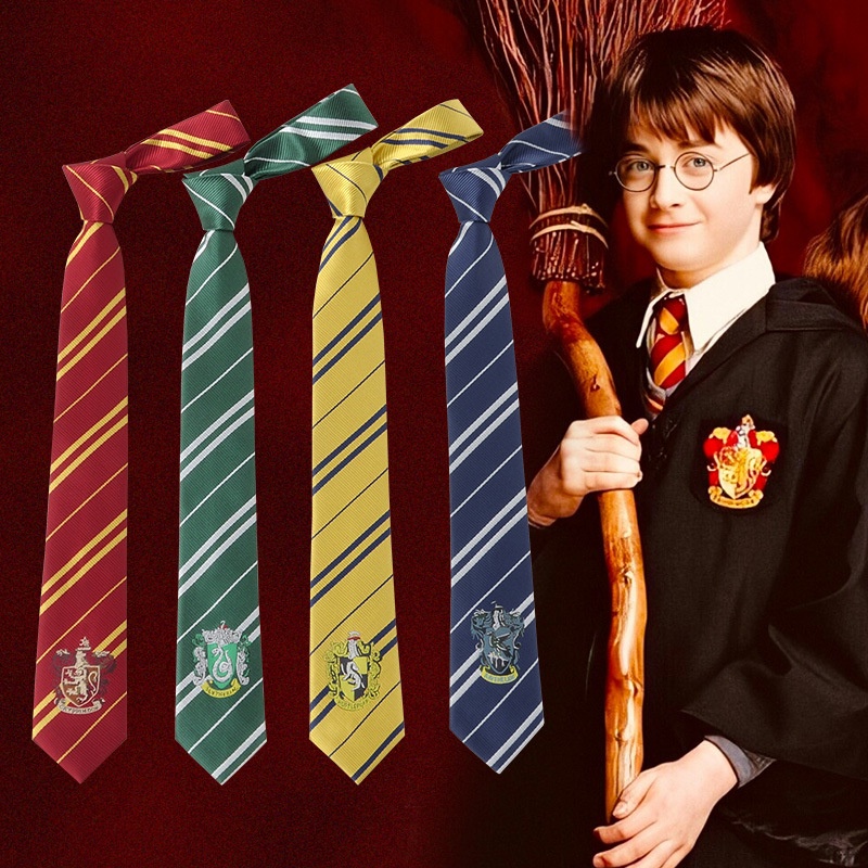 เนคไท แฮนด์เมด ลายงู Harry Potter Slytherin JK Preppy สไตล์ฮอกวอตส์ ...