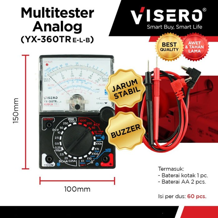 มัลติมิเตอร์ มัลติมิเตอร์ โวลต์มิเตอร์ อะนาล็อก แบตเตอรี่ YX-360TRE-L-B ... มัลติมิเตอร์ มัลติมิเตอร์ โวลต์มิเตอร์ อะนาล็อก แบตเตอรี่ YX-360TRE-L-B ...