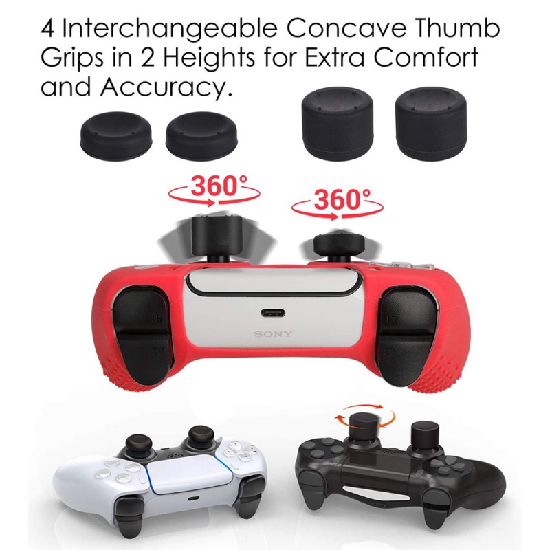 [คลังสินค้าพร้อม]สําหรับ Ps5 Handle 8-in-1 ชุดสําหรับ PS5 คอนโซลเกมแพด ...