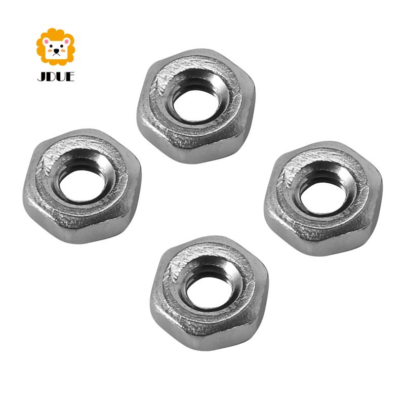 Metric M2 Hex Nuts 304 Stainless Steel Fastener DIN934 100pcs for Bolt ...