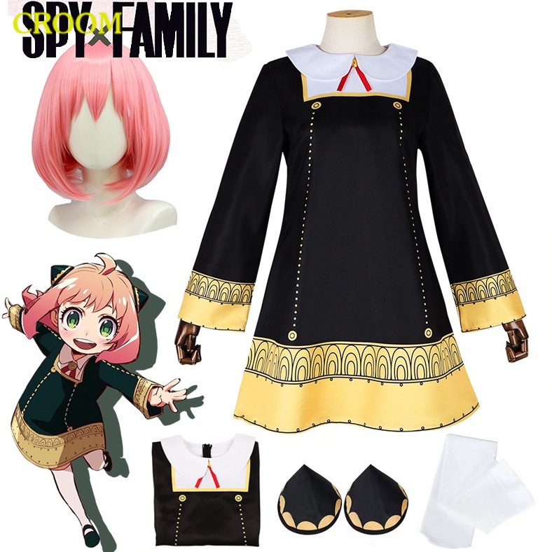 จัดส่ง 24 ชั่วโมง. ชุดคอสเพลย์ Anya forger spy X family PLLM สําหรับ ...