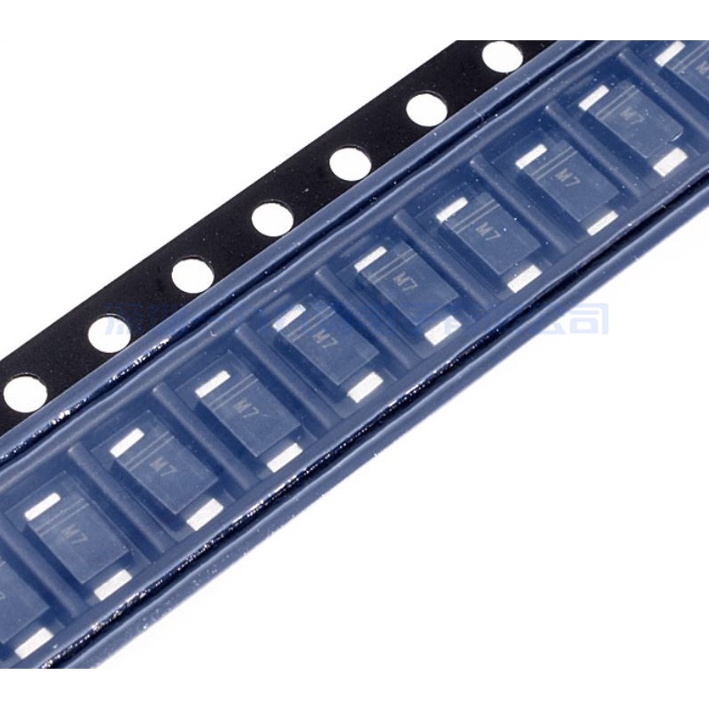 （10pcs）1N4007F M7F SMAF ความหนา 1.1 มม. เปลี่ยน SMA M7 Rectifier Diode ...