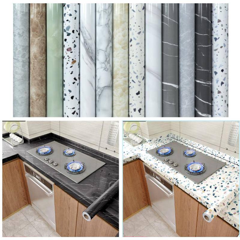 Kitchen Oil Resistant Sticker High-temperature Resistant Marble Table ...