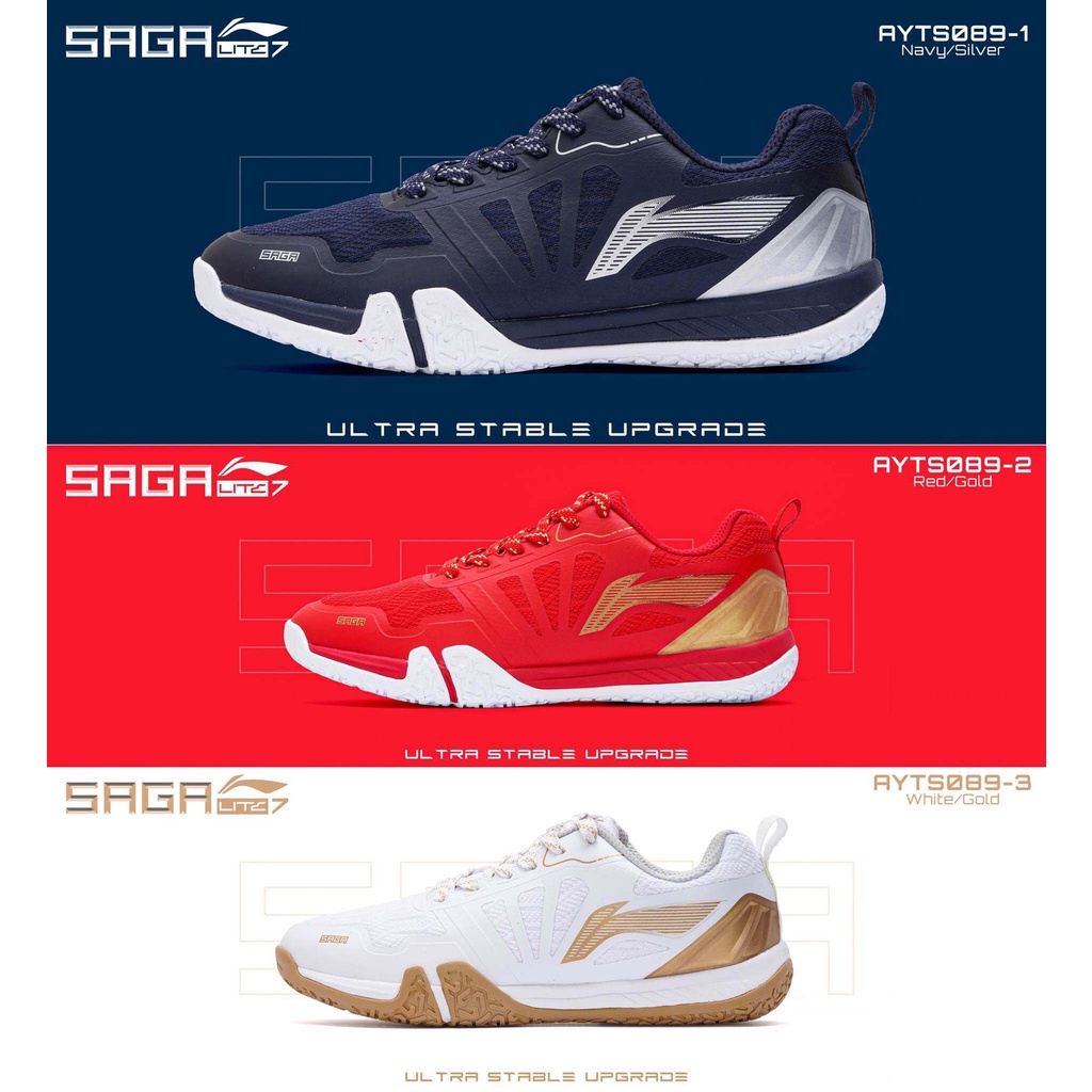 LI-NING รองเท้าแบดมินตัน SAGA LITE 7 (AYTS089) BADMINTON SHOES | Shopee ...