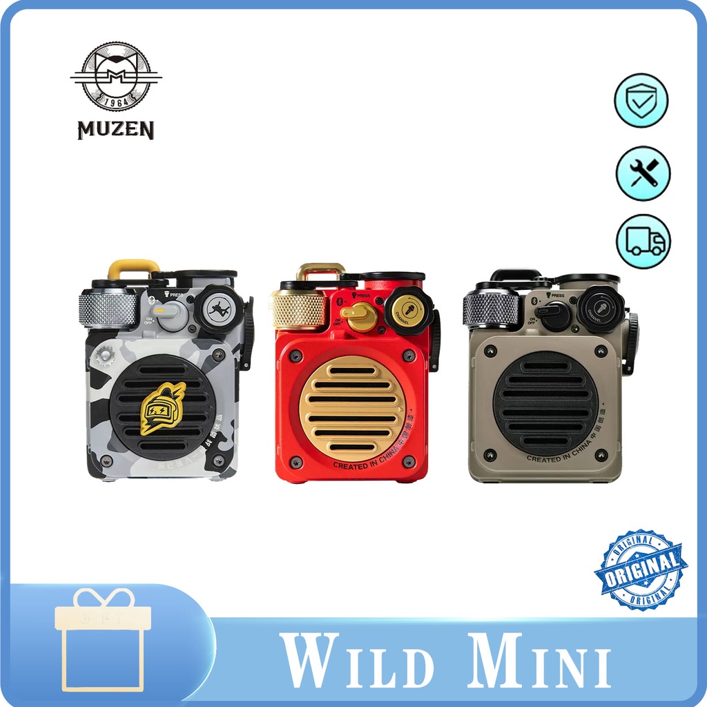 Muzen Wild Mini ลําโพงบลูทูธ 5.0 ไร้สาย ขนาดเล็ก กันน้ํา สําหรับ ...