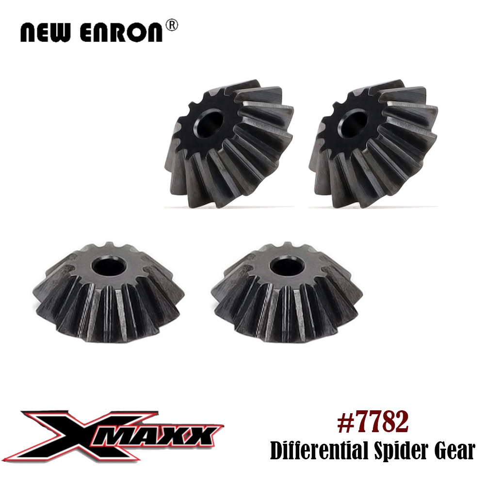 4Pc 13T แข็งเหล็กแตกต่างเกียร์ Spider Diff Gear 7782 สำหรับ RC ชิ้นส่วน ...