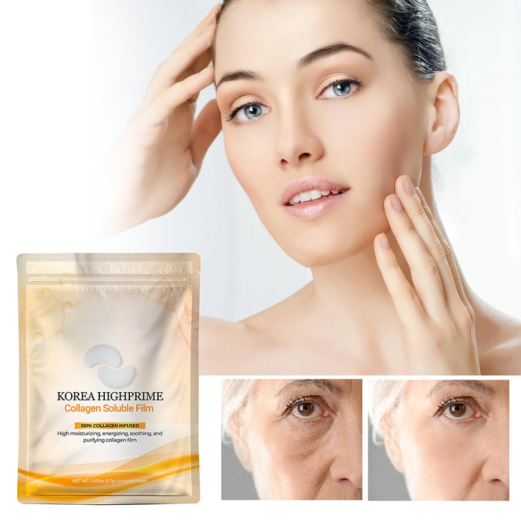 Highprime Collagen Soluble Film Fade Fine Lines Anti Aging Moisturizing ...