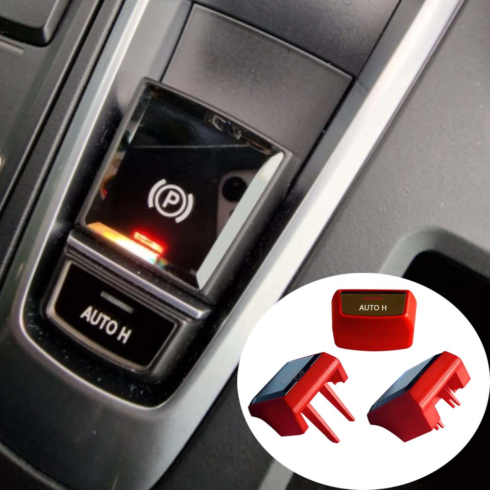 ฝาครอบปุ่มกดสวิตช์เบรกมือไฟฟ้า AUTO H สําหรับ BMW 5 6 7 Series X3 X4 ...