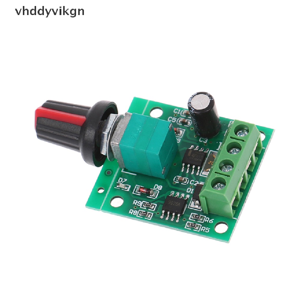 Vhdd DC 1.8V 3V 5V 6V 12V 2A PWM มอเตอร์ควบคุมความเร็ว 0~100% ปรับได้ ...