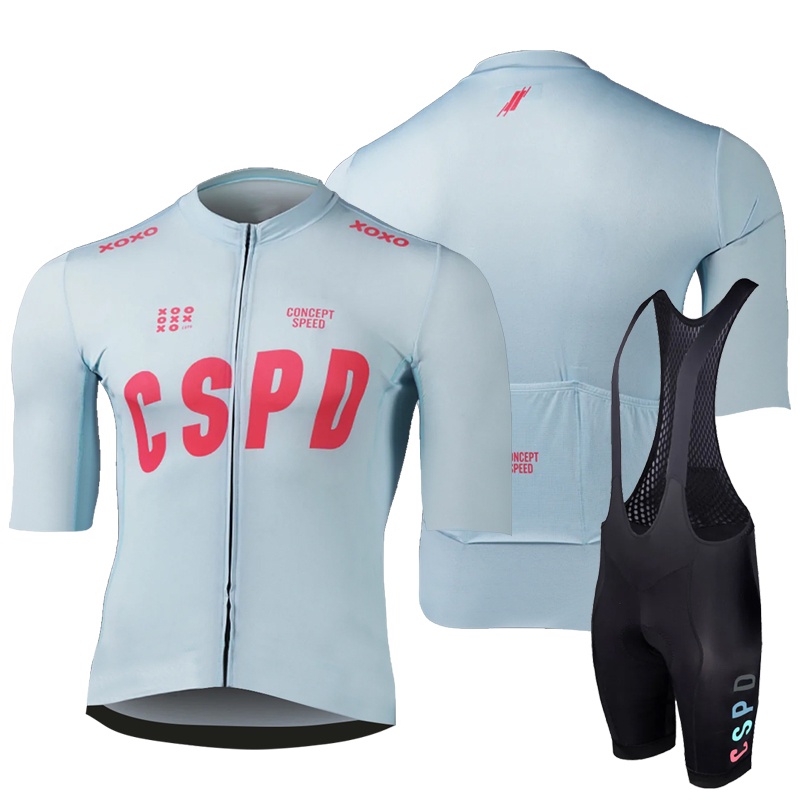 มาใหม่ ชุดเอี๊ยมปั่นจักรยานแขนสั้น CSPD ระดับพรีเมี่ยม แฟชั่นฤดูร้อน ...
