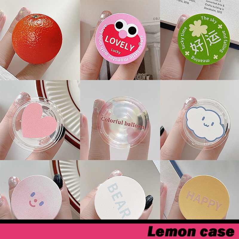 [Lemon] phone grips ญี่ปุ่นเกาหลีคนขี้เกียจ Bracket น่ารักทาสีการ์ตูน ...
