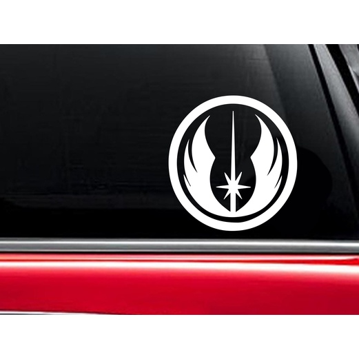 Star Wars Jedi Circle Car Sticker - สติ๊กเกอร์รูปลอกรถยนต์ | Shopee ...